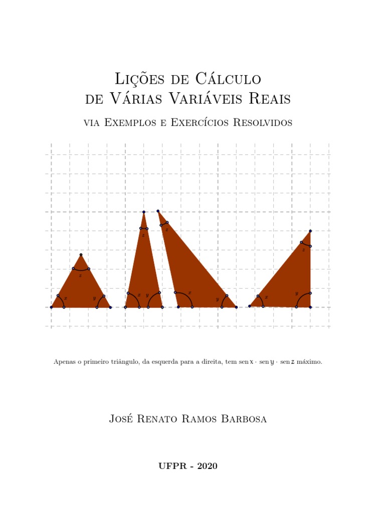 Livro Prof. José Renato Ramos Barbosa | PDF | Derivado | Limite (Matemática)