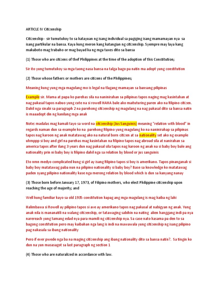 ARTICLE IV Citi-WPS Office | PDF