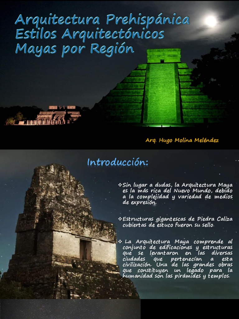 Arquitectura Maya: Estructuras y Estilos | PDF | Civilización maya | Pueblos mayas
