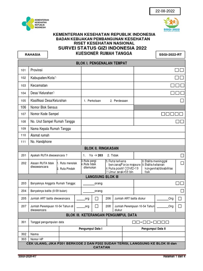 08 - 22 - 2022 Kuesi Ruta - TC Ssgi 2022 | PDF
