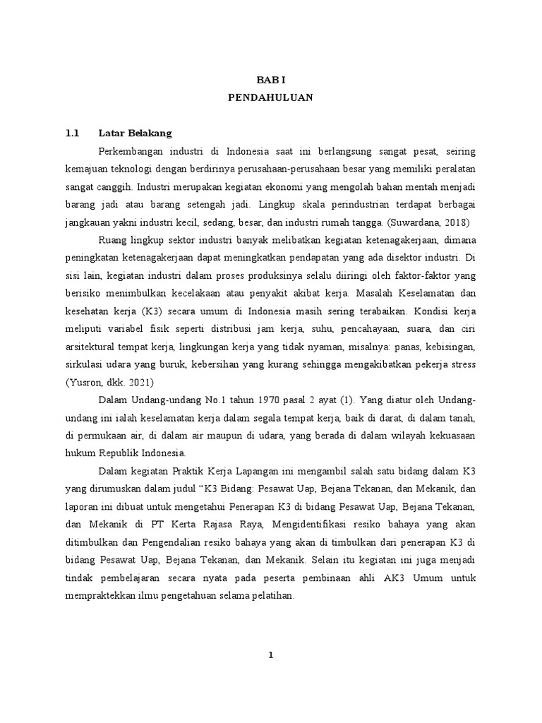 KLP 3 - Draft Laporan Bab 1-4 | PDF