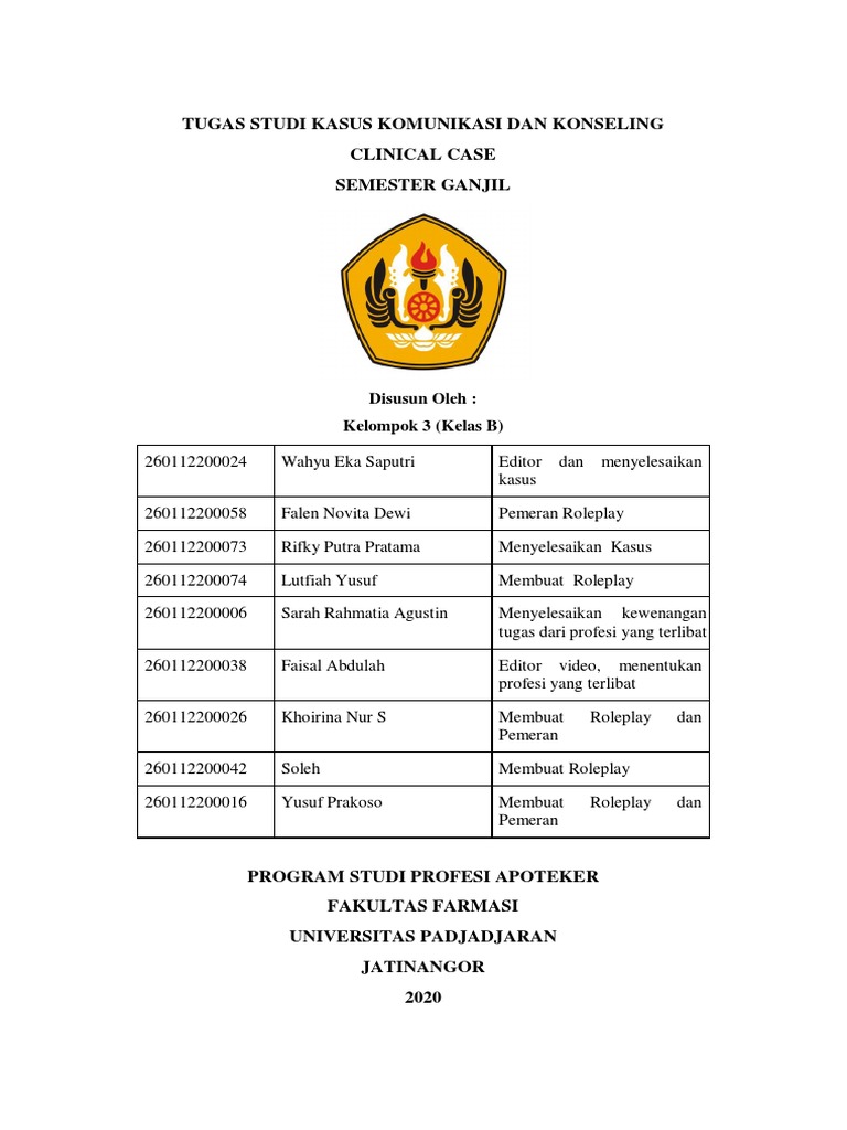 Kelas B - Kelompok 3 - Kasus IPE | PDF