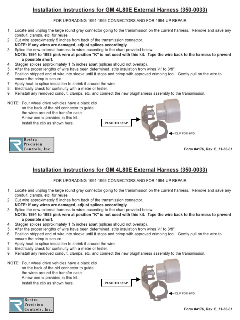 Form 4176 E | PDF | Electrical Connector | Manufactured Goods