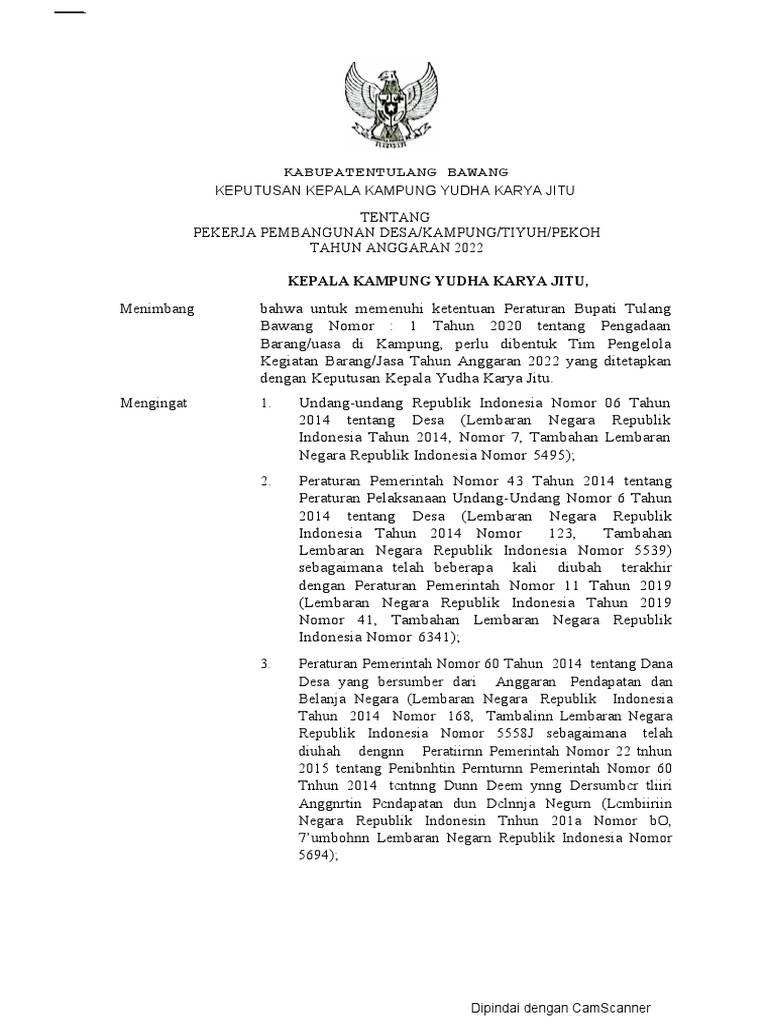 SK Hok PKTD Ta 2022 Ykj | PDF