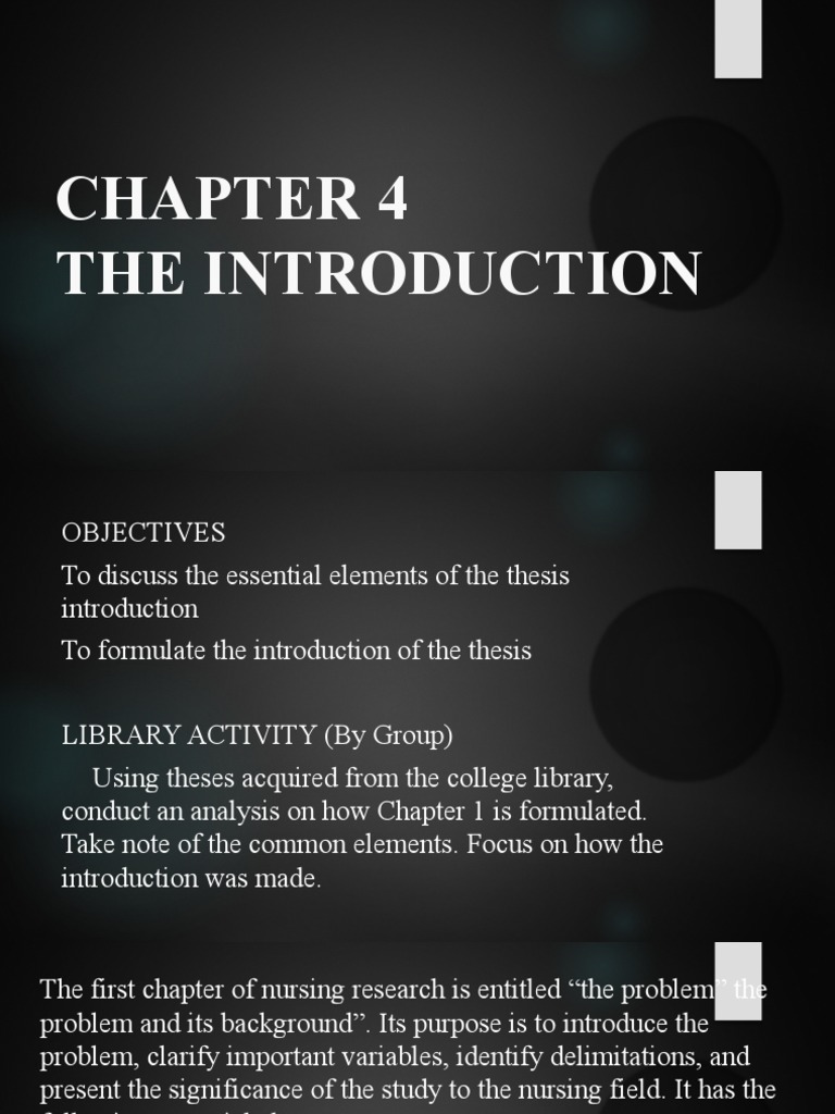 Chapter 4 Introduction | PDF | Nursing | Surgery