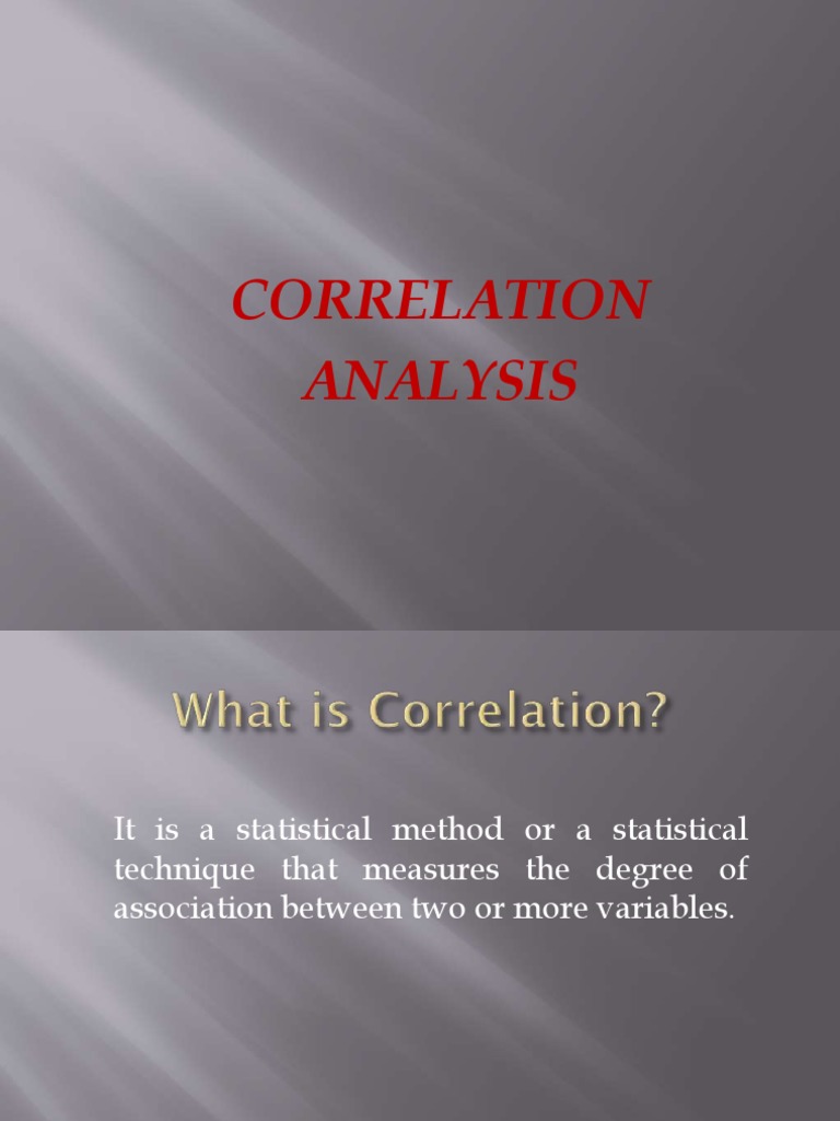 Correlational Analysis - Statistics - Alok - Kumar | PDF | Scatter Plot ...