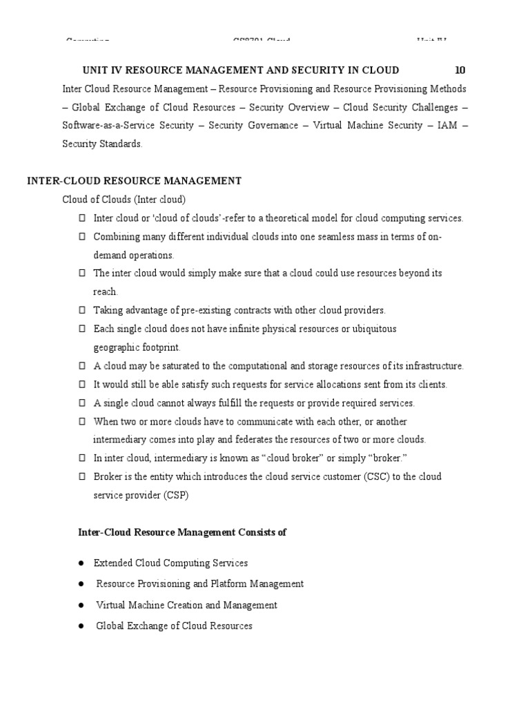 Unit 4 Notes Pdf Cloud Computing Security 9278