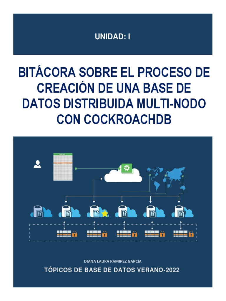 Bitácora Proceso de Creación de Una Base de Datos Distribuida Multimodo ...