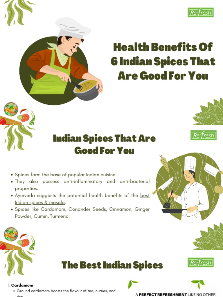 Health Perks of Indian Spices | PDF | Spice | Turmeric