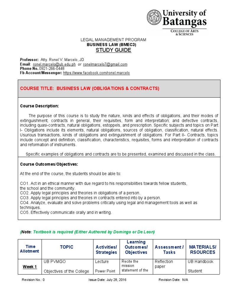 Business Law Study Guide | PDF | Question | Grammar