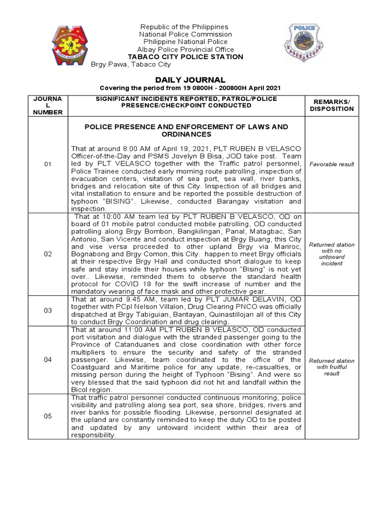 Office Journal | PDF | Justice | Crime & Violence