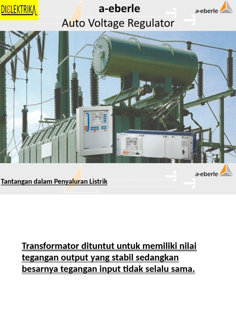 Presentation A-Eberle AVR TMS | PDF | Transformer | Manufactured Goods