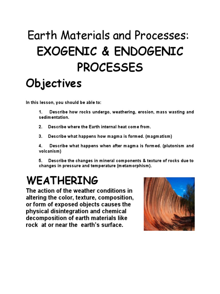 Earth Materials and Processes CM | PDF | Magma | Rock (Geology)