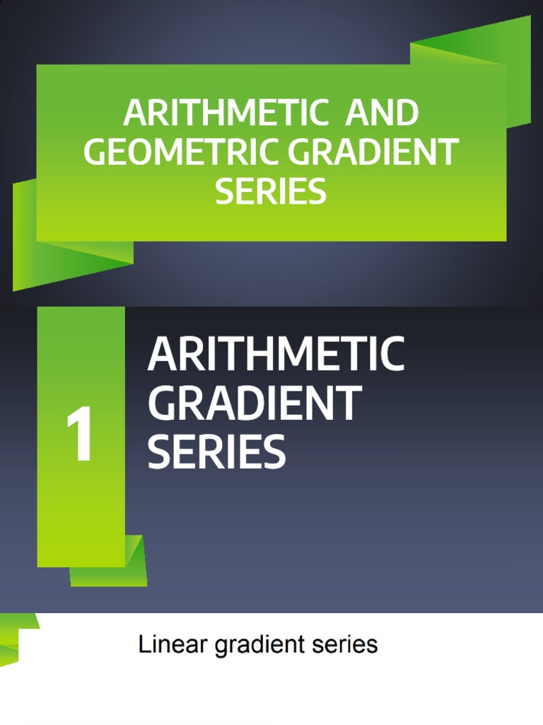 Linear and Geometric Gradient | PDF