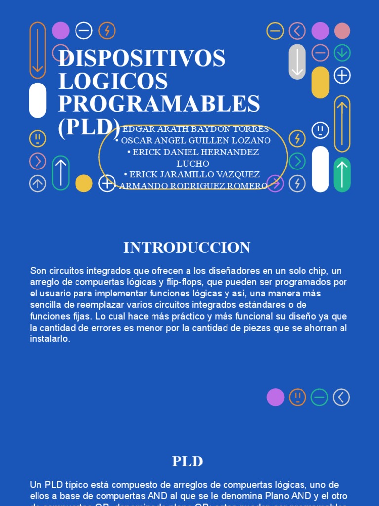 Tipos y Funciones de PLD | PDF | Memoria de sólo lectura | Bienes ...