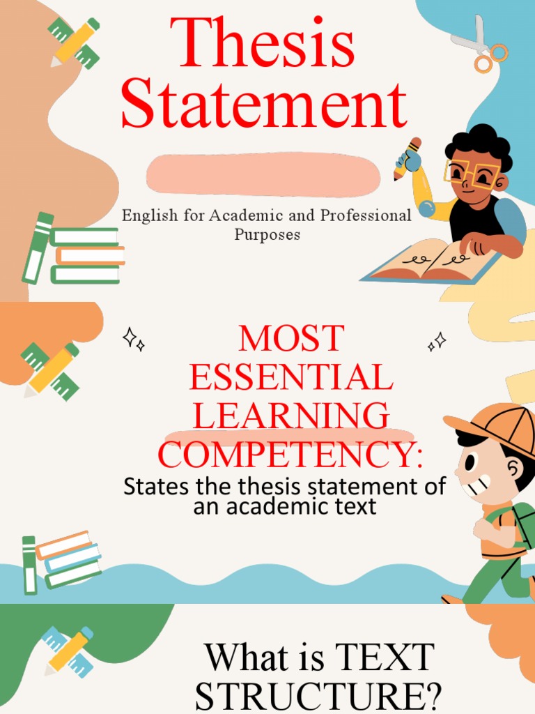 Thesis Statement Identification and Paragraph Structure Techniques | PDF | Thesis | Human ...