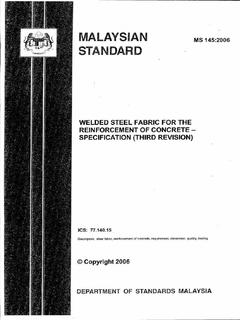 Ms 145 2006 | PDF | Economic Sectors | Materials