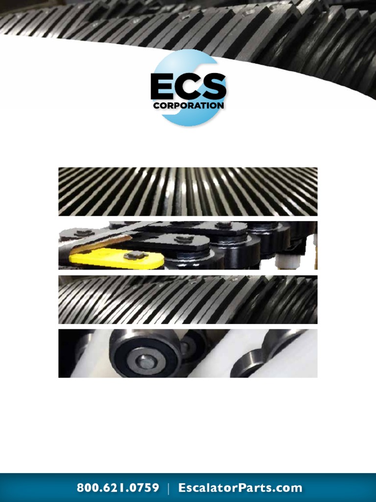 ECS Escalator Parts Overview | PDF | Escalator | Elevator