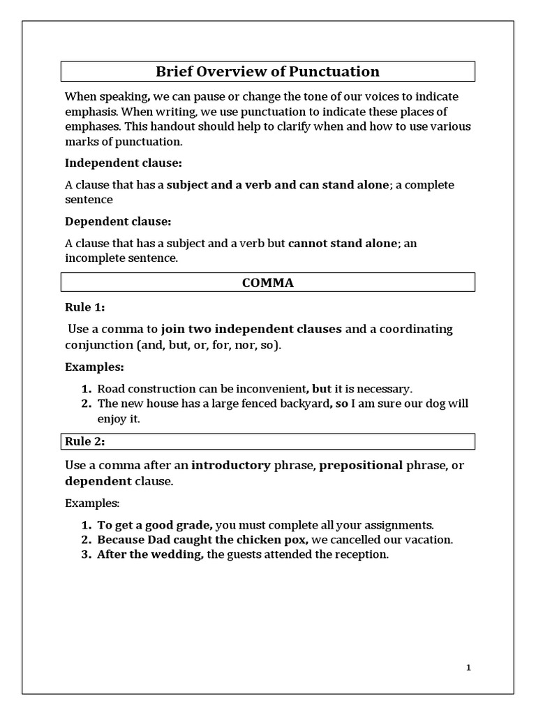 Punctuation | PDF | Comma | Grammar Punctuation | PDF | Comma | Grammar