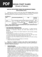 JCF Recruitment Requirements Overview | PDF