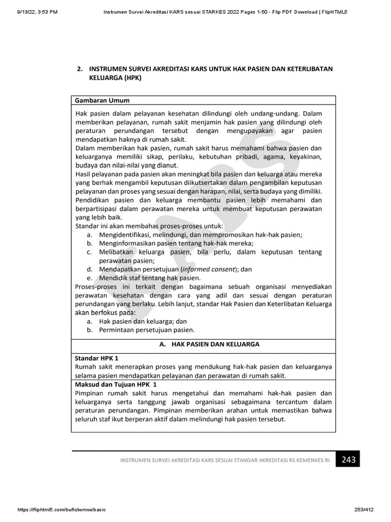 Instrumen HPK Starkes | PDF