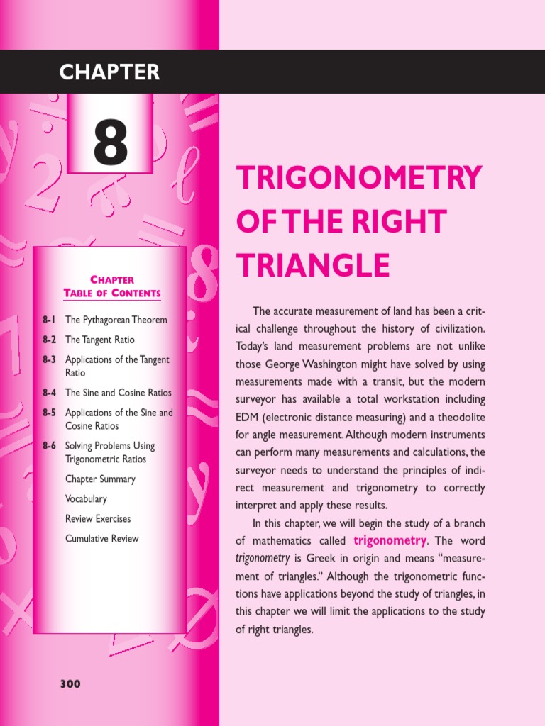 Chapter08 - Trigonometry Ratio SOH CAH TOA | PDF | Triangle | Trigonometry Chapter08 - Trigonometry Ratio SOH CAH TOA | PDF | Triangle | Trigonometry
