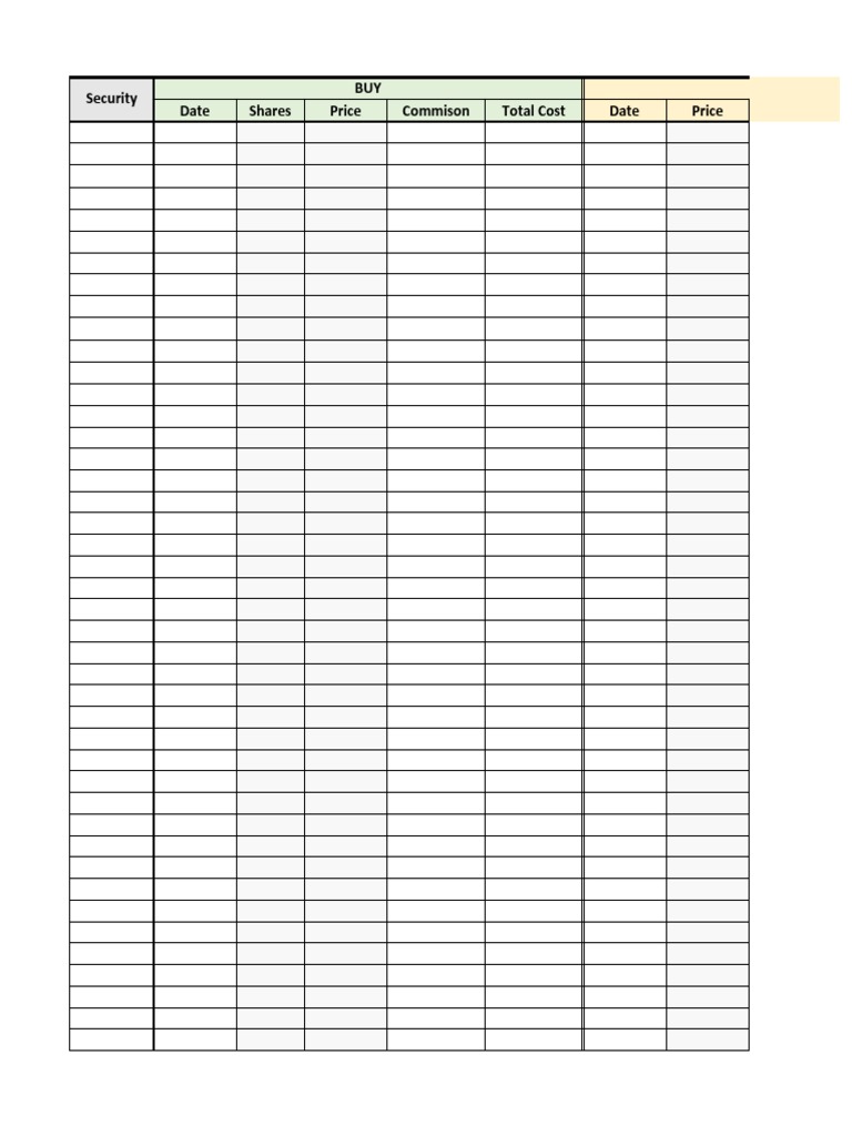 Stock Matket Profit Chart | PDF | Stocks | Profit (Economics)