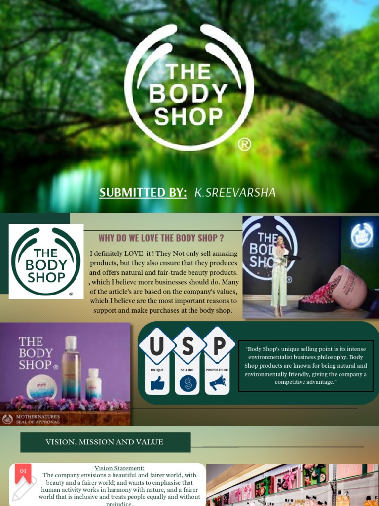 The Body Shop: Ethical Beauty Brand Insights | PDF | Market ...