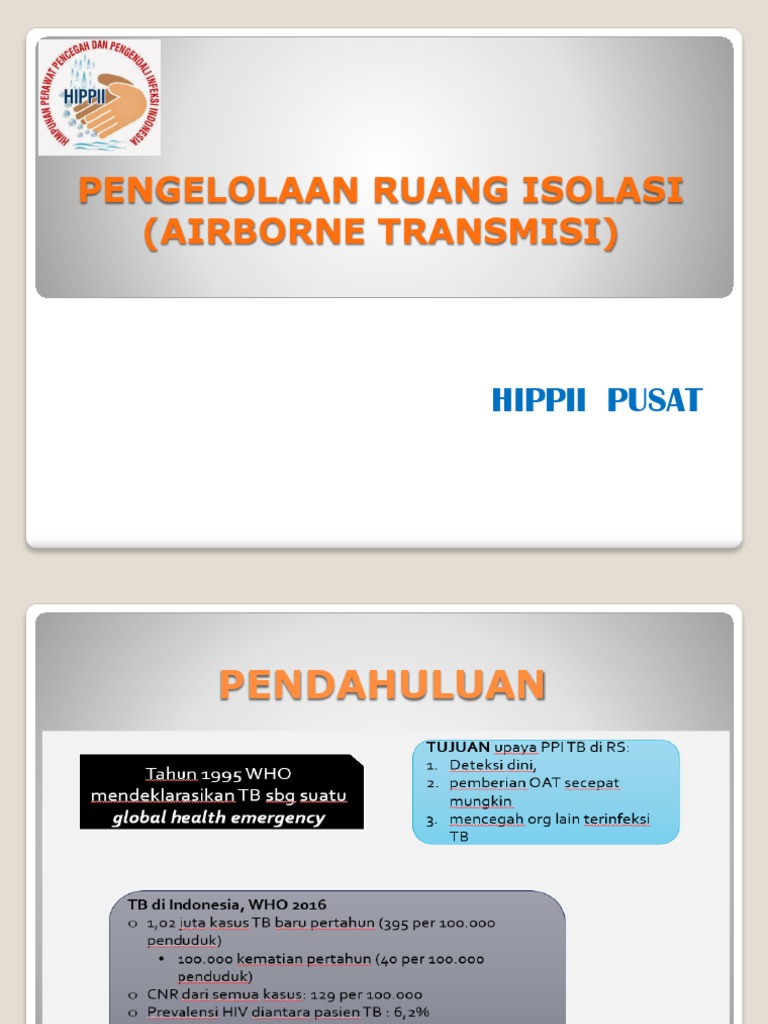 Pengelolaan Ruang Isolasi Airborne | PDF | Sains & Matematika