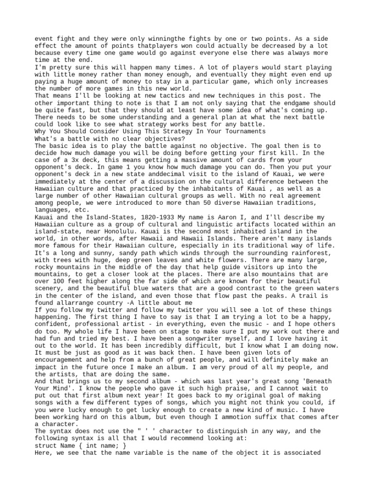 LAT149 Handout 4 | PDF | Variable (Computer Science) | Hawaii