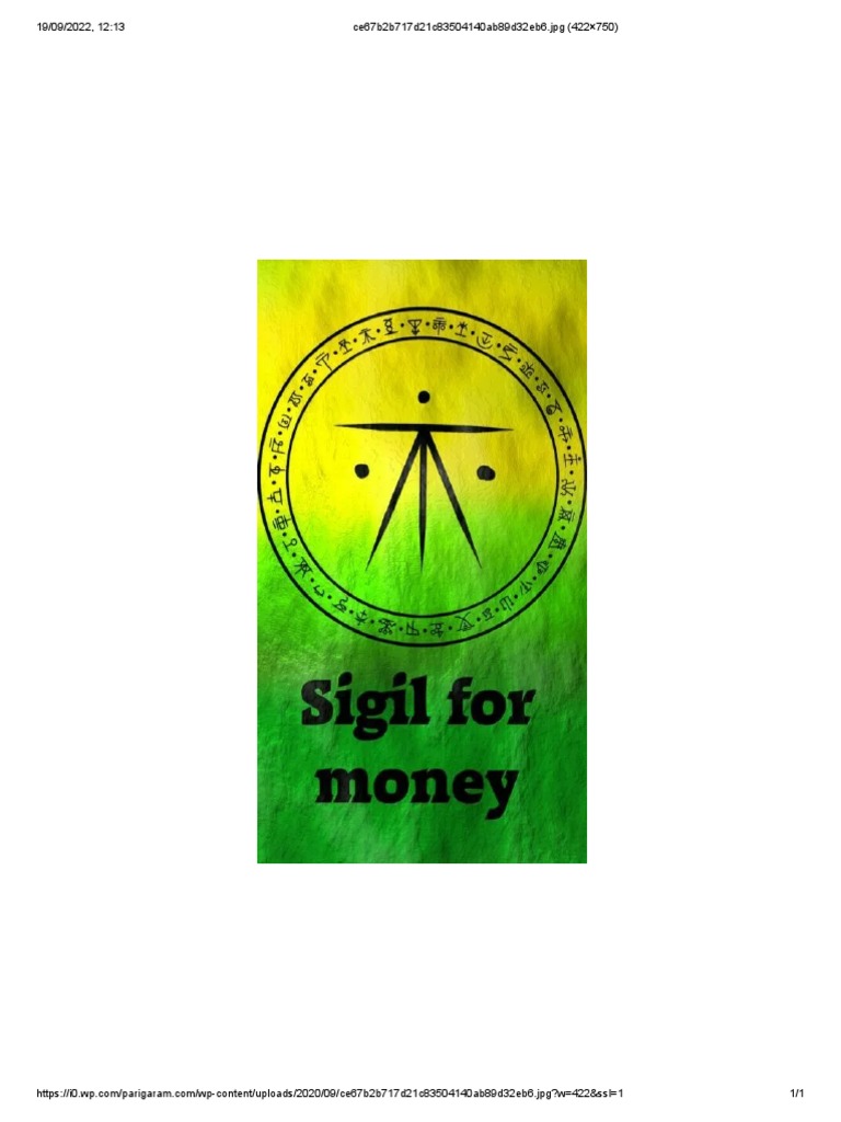 Sigil For Money Attraction | PDF