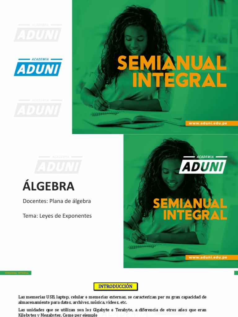 SGR_AL_Teoría_01 | PDF | Exponenciación | Números