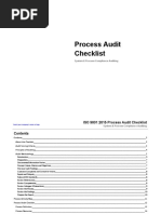 AS9100 Rev D Internal Audit Checklist | PDF | Quality Management System | Internal Audit