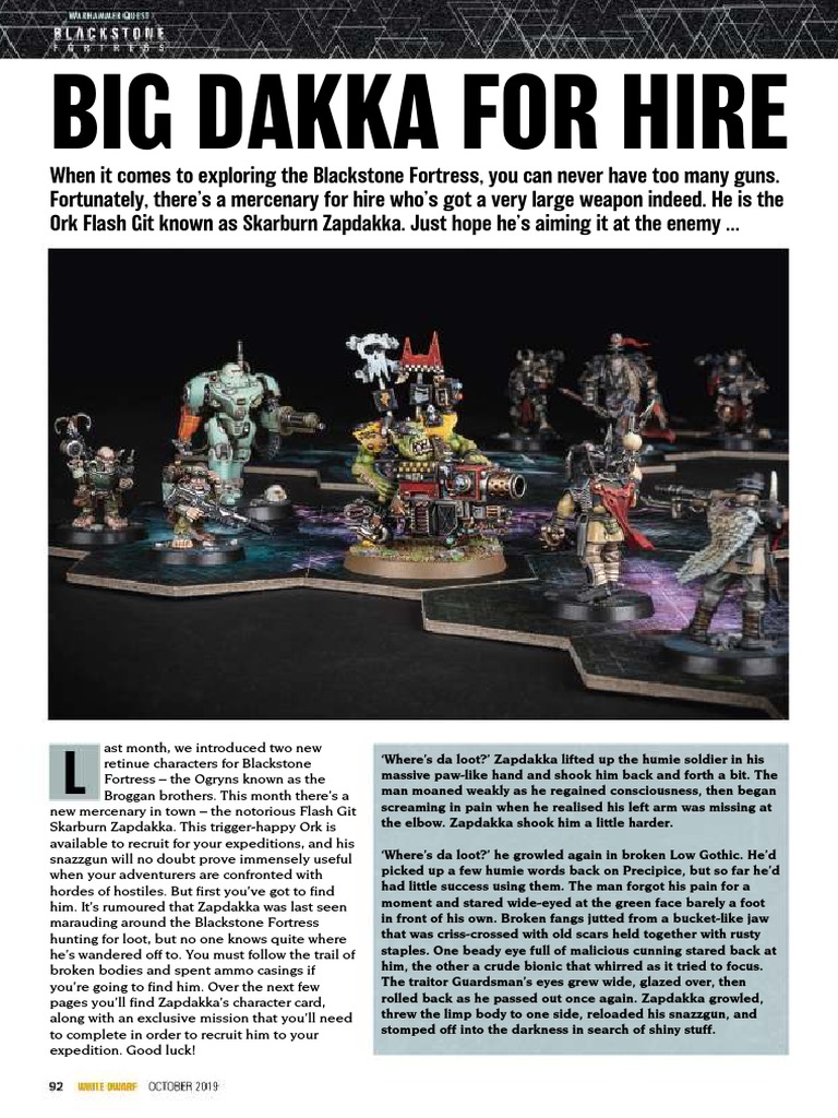 Big Dakka For Hire | PDF