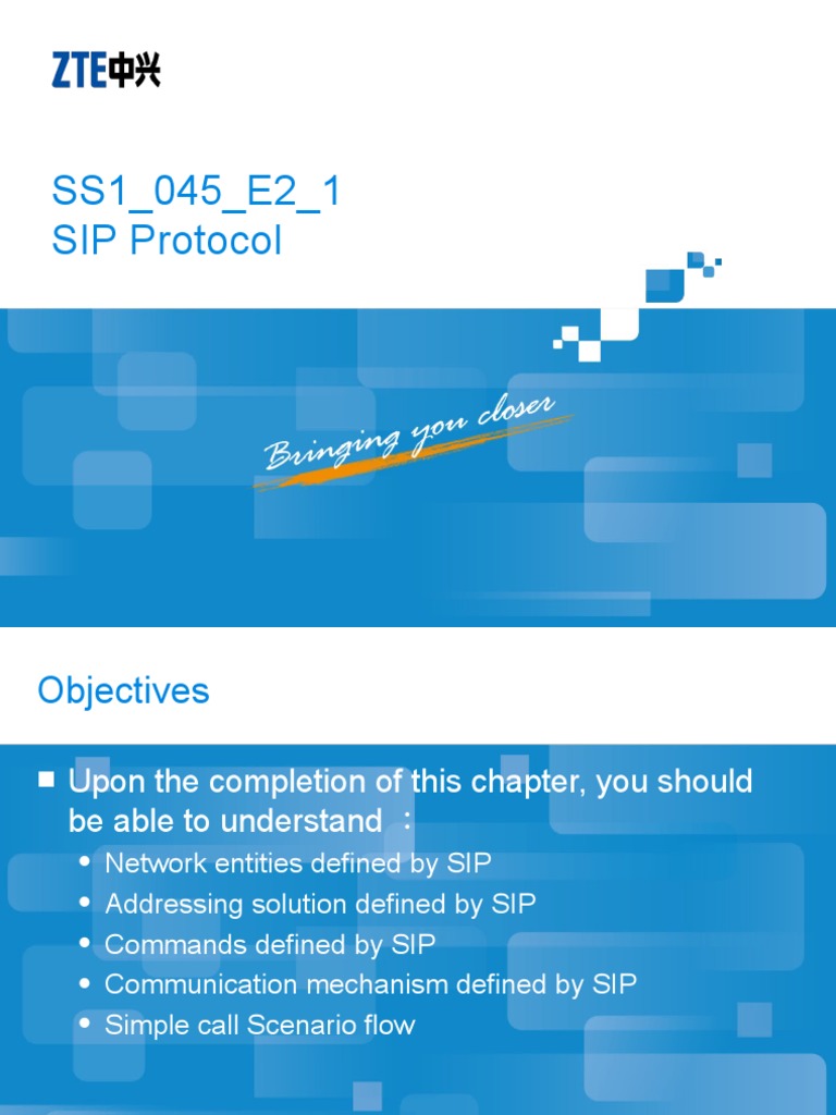IMS General BC en Theoretical Basic Inetface and Protocol Introduction of SIP Protocol 1 PPT ...