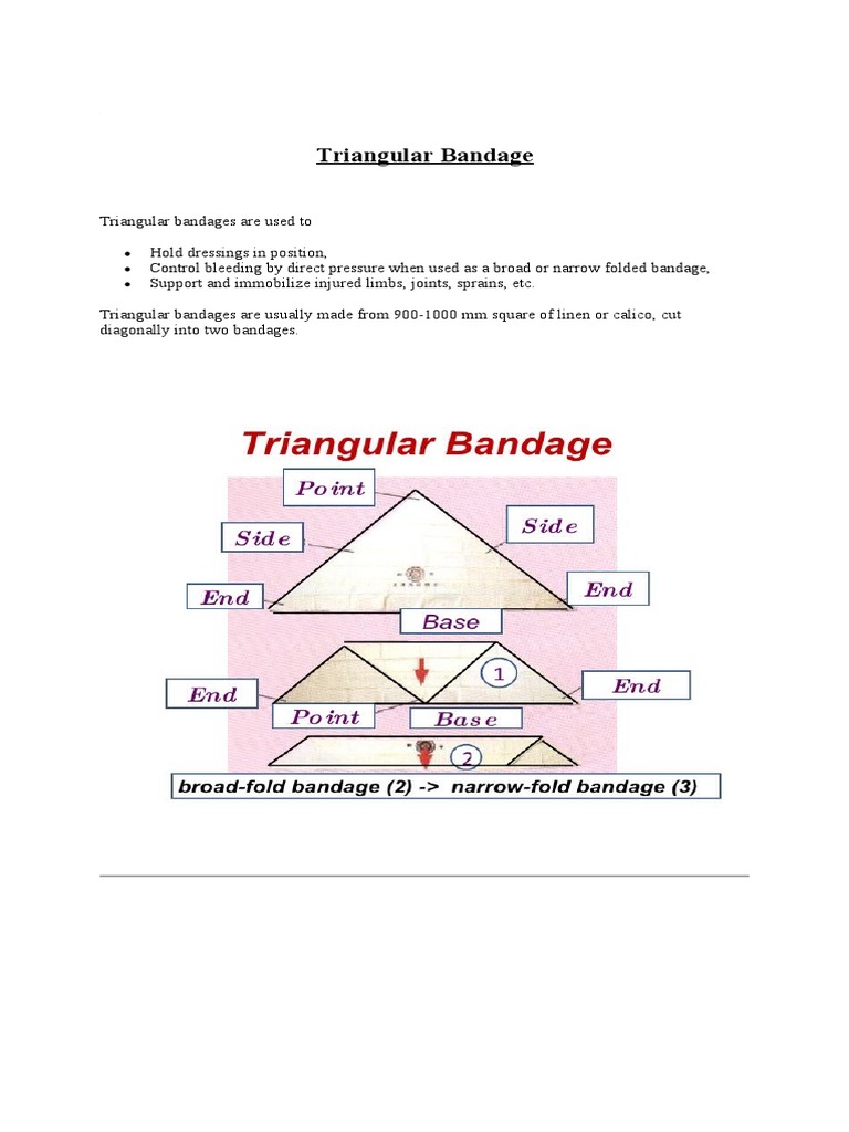 Triangular Bandage | PDF