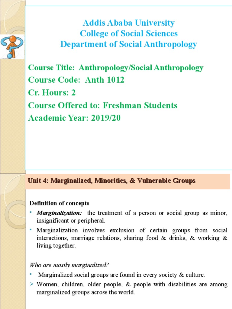 Marginalization of Ethnic and Occupational Groups | PDF | Ethnic Groups ...