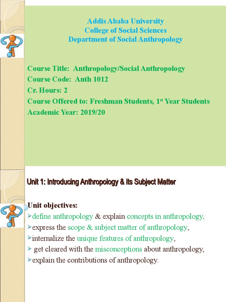 Anth 1012, PPT, Units 1 3, Revised For Post Covid, Jan1, 2021 | Download Free PDF | Anthropology ...