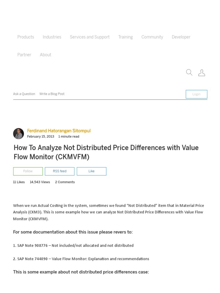 Formulae - How To Analyze Not Distributed Price Differences With Value ...