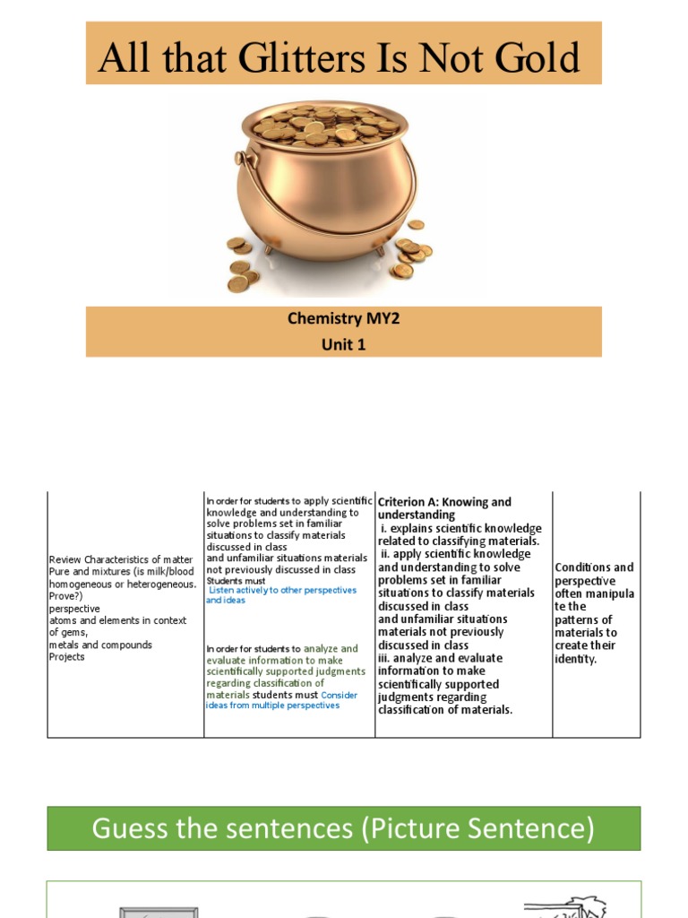 All That Glitters | PDF