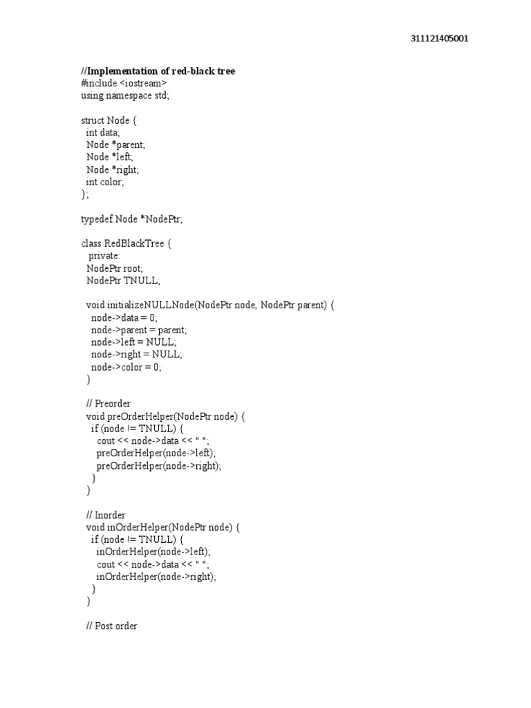 Red Black Tree PDF Computing Programming Paradigms