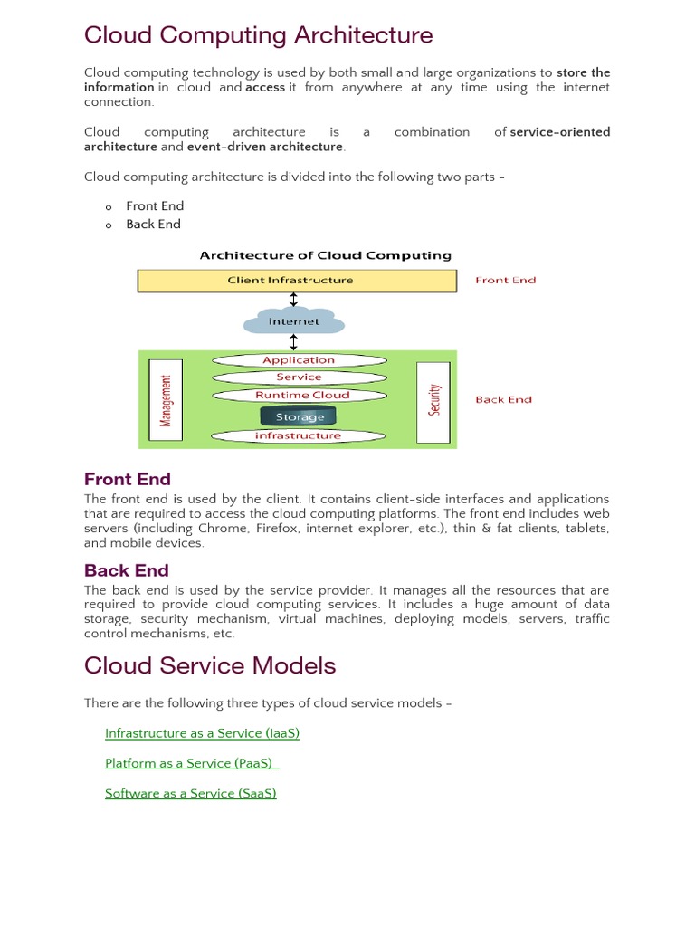 Cloud Types Ias Pas Sas | PDF | Cloud Computing | Software As A Service
