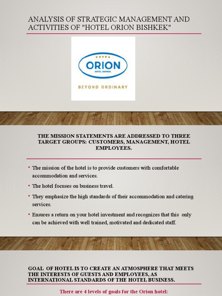 Analis Orion | PDF | Strategic Management | Goal
