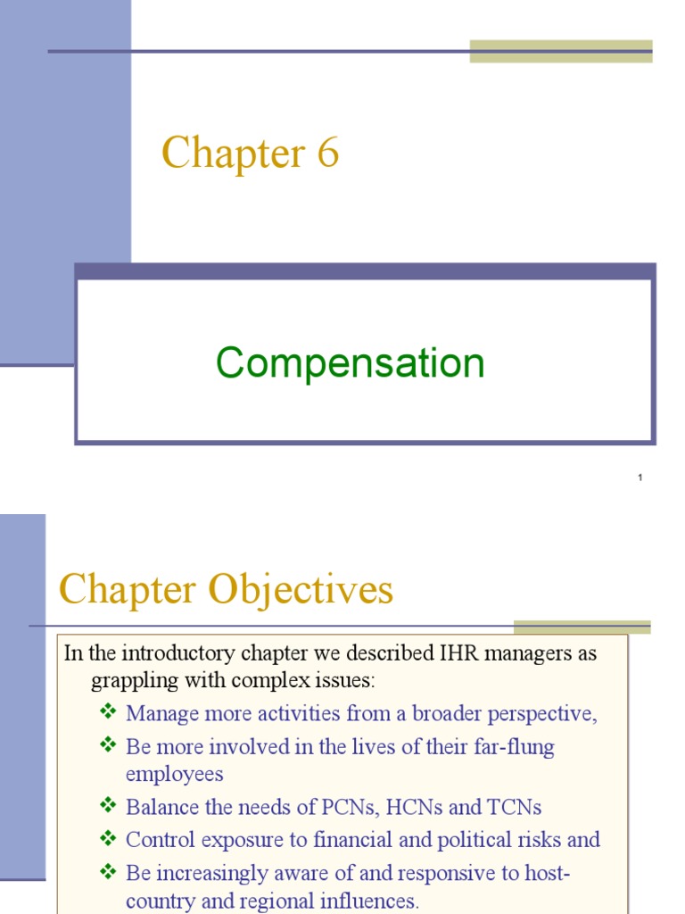 IHRM Lecture Notes | PDF | Cost Of Living | Taxes