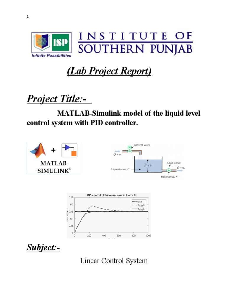 Control Lab Project Report | PDF | Control Theory | Control System