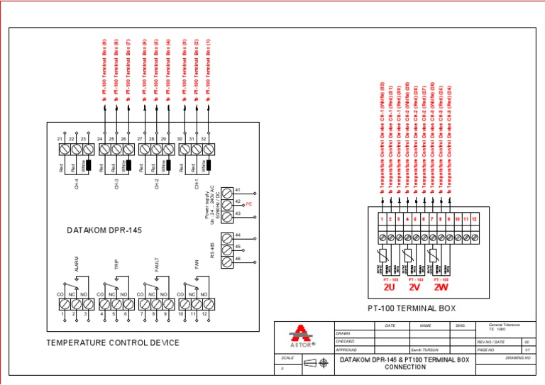TCD & Terminal Box Connection | PDF | Power Engineering | Computer ...