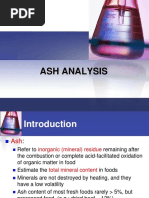 Ash Content Determination Methods | PDF | Minerals | Chromium