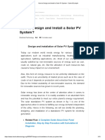Solar Installation Notes 1-1 | PDF | Photovoltaics | Solar Panel