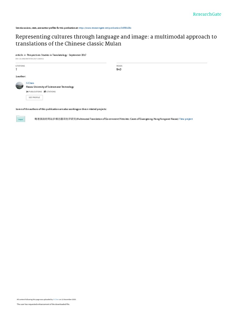 Representing Cultures Through Language and Image: A Multimodal Approach ...