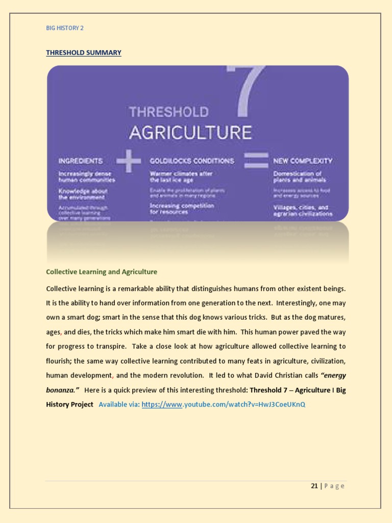 Collective Learning and Agriculture | PDF | Agriculture | Neolithic
